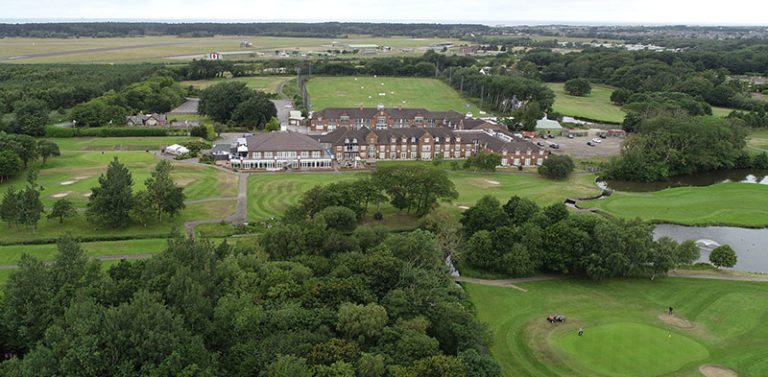 Formby Hall Golf Resort aerial view